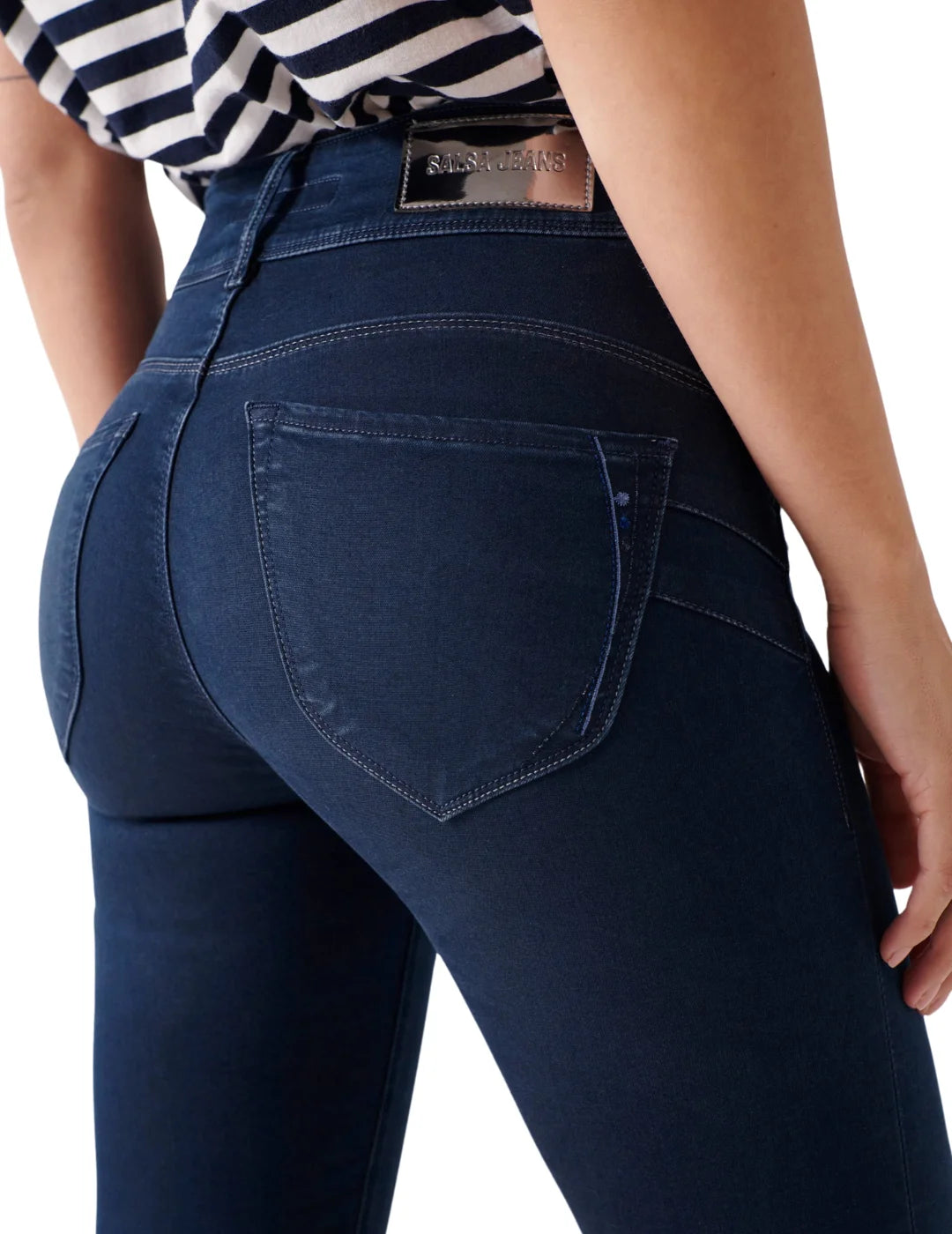 Vaqueros Salsa Secret Push In Soft Touch Azul | Bicos de Fío