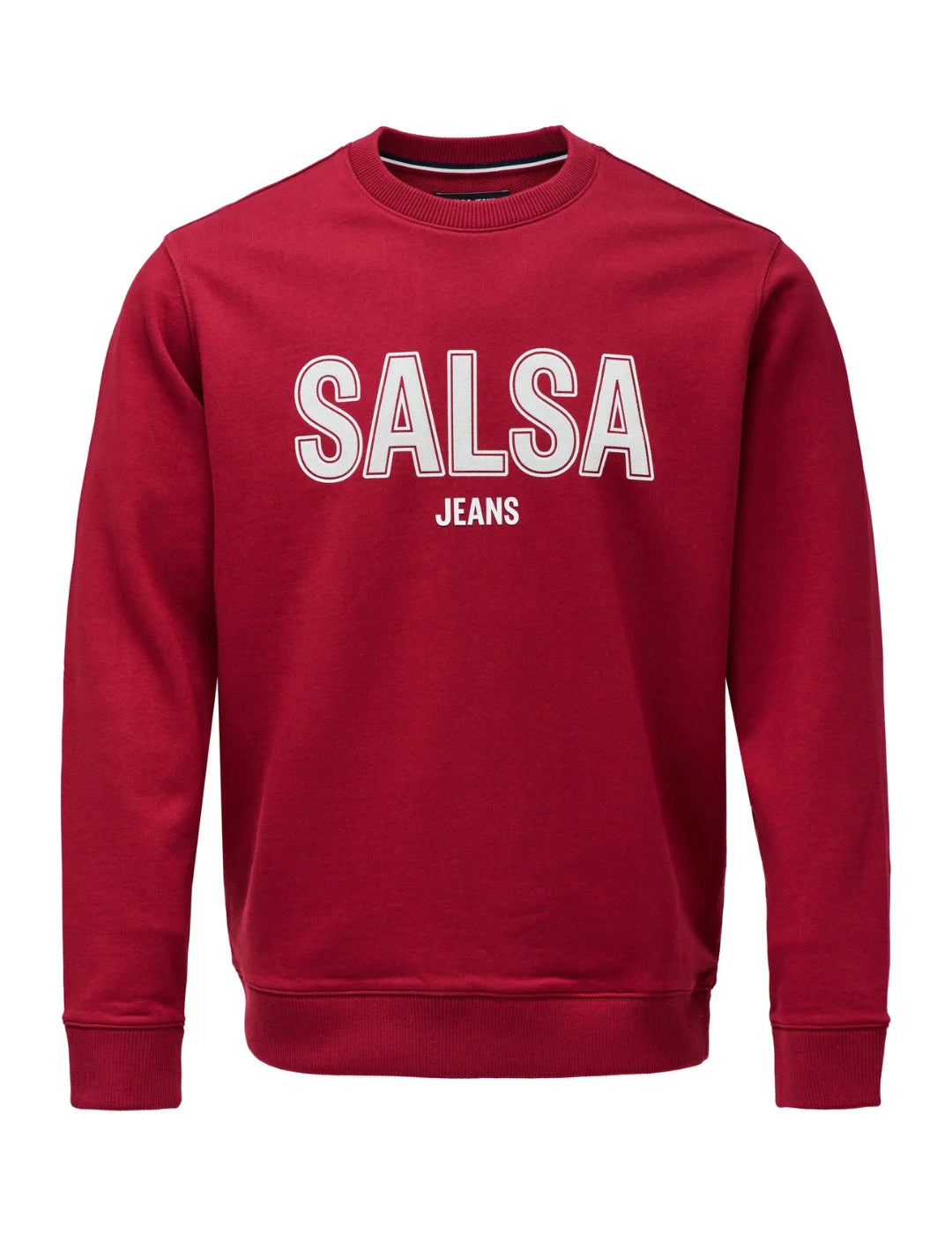 Sudadera French Terry Salsa Jeans Rojo | Bicos de Fío